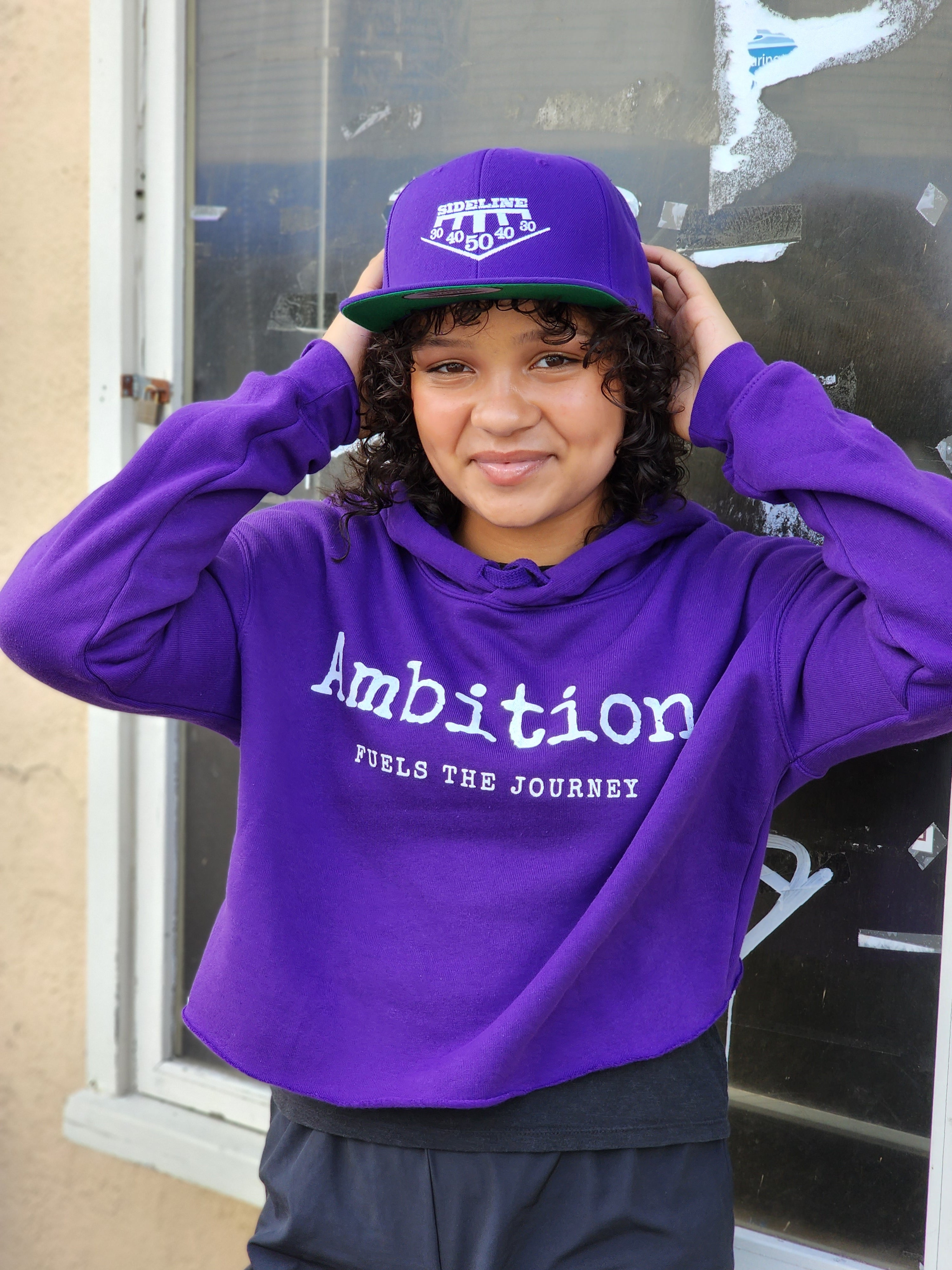 Ambition Crop Top (Grape Purple) – Sidelinebrand